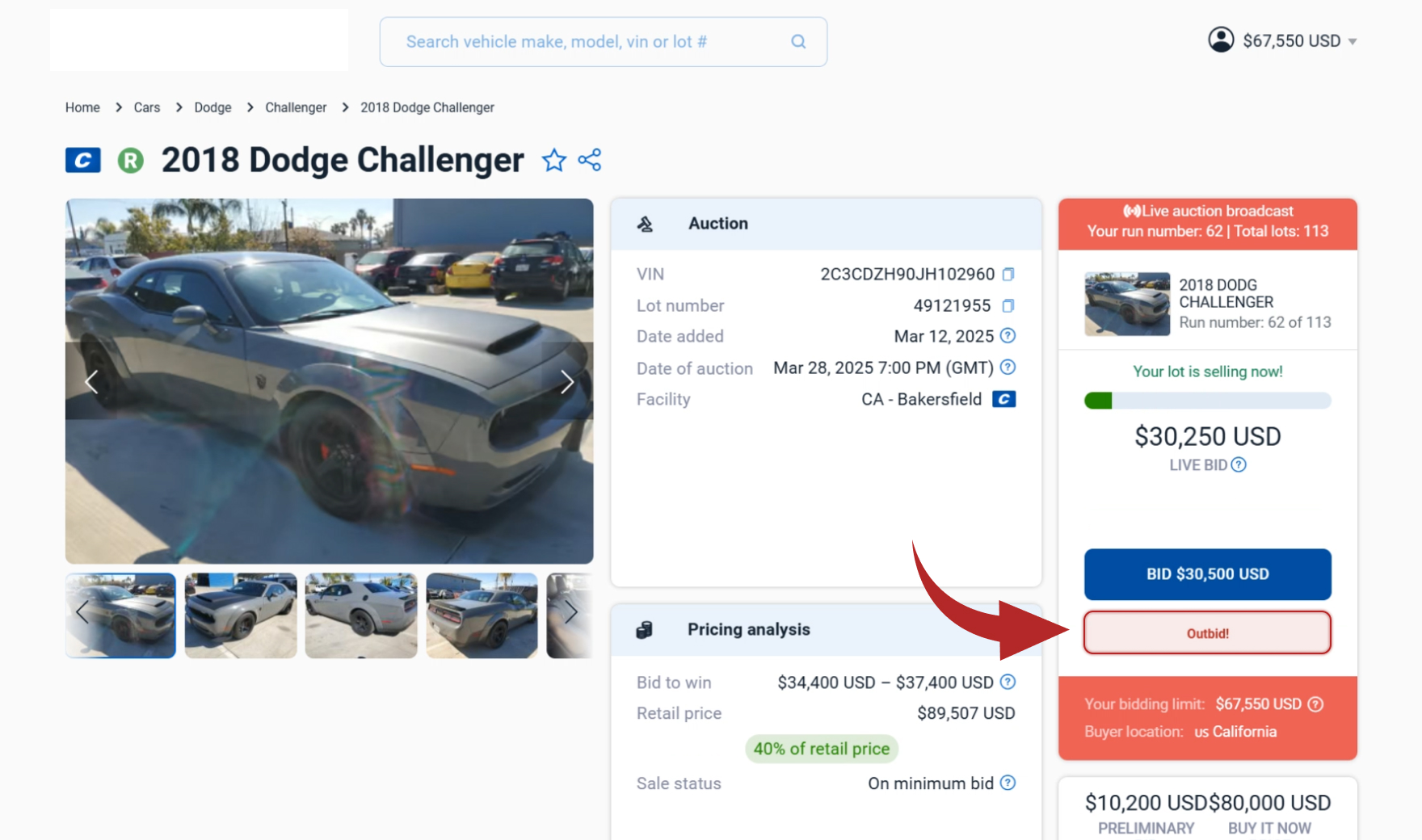 How to Place Bids in a Live Auction - Buyer's Guide - CARS4.BID blog